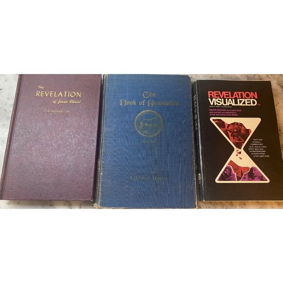 UNBRANDED | Other | Set Of 3 Books Of Revelation Bible Jesus Christ ...